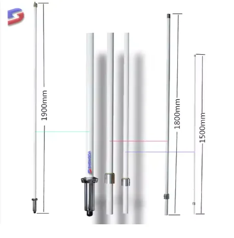 X520M 5.2M 200w Diamonds Dual Band 144/430MHz 2M/70CM Outdoor Omni Vertical Fiberglass Base ...