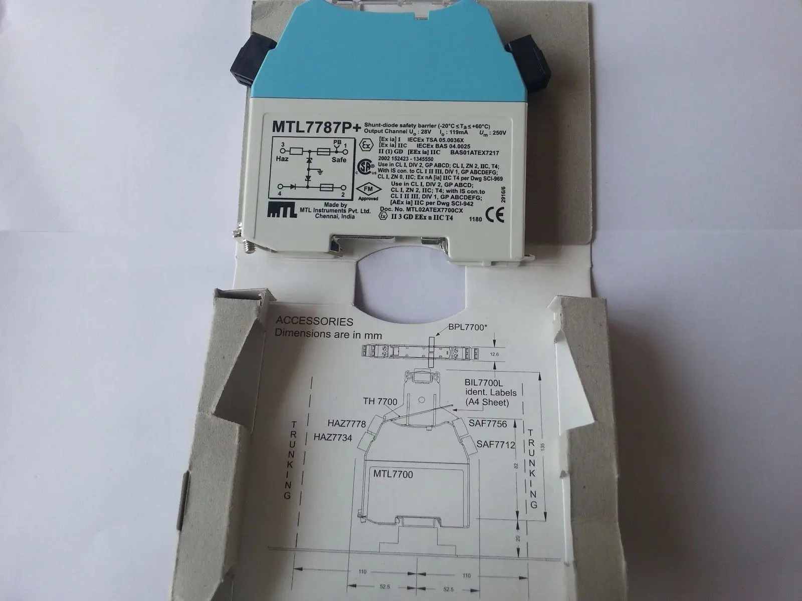 MTL Intrinsically Safe Zener Barriers MTL7787P+ for Oil & Gas