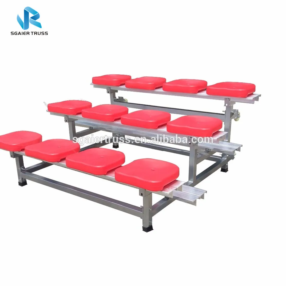 Stadium Mobile Grandstands - Portable Bleachers with Wheels