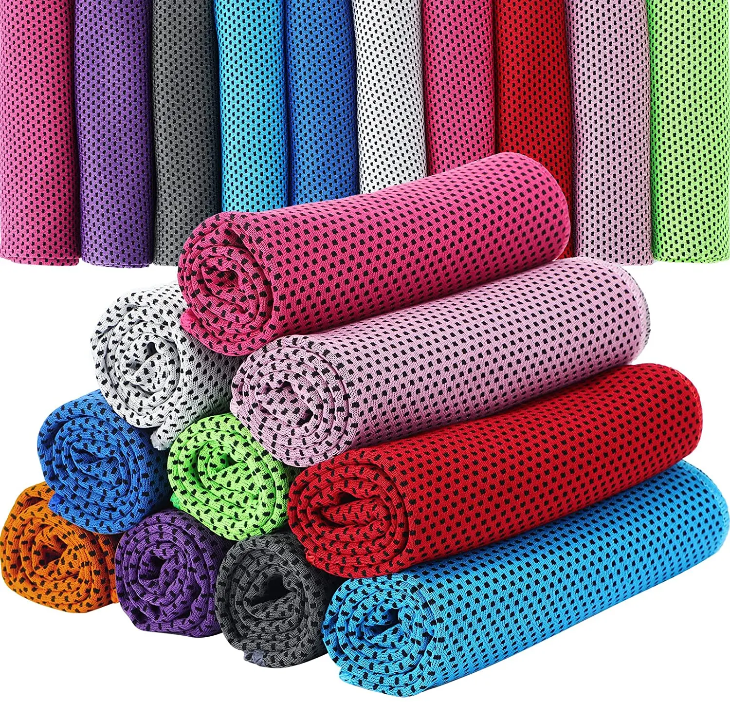 Custom Sublimation Soft PVA Cooling Face Towels for Sports