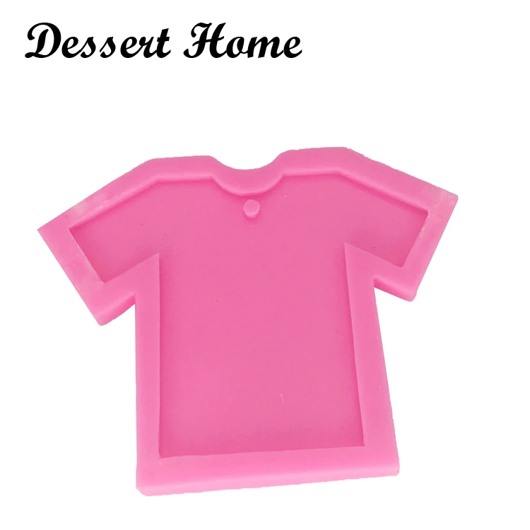 Dy0046 Diy Shiny T-shirt Silicone Mold For Keychains Clothes Epoxy ...
