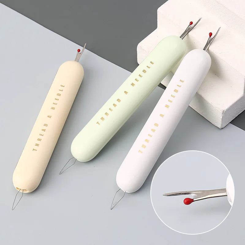 Two-in-One Retractable Manual Sewing Tool Multi-Functional Double-Head ...