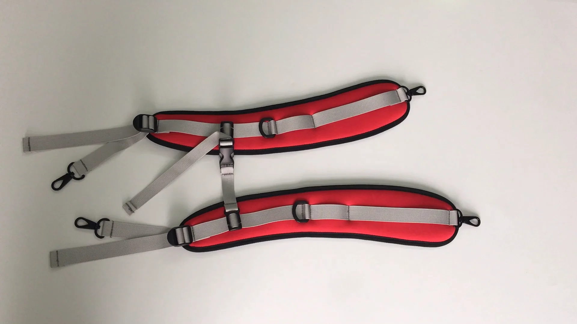 High Quality Detachable Red Sbr Padded Backpack Shoulder Strap - Buy ...