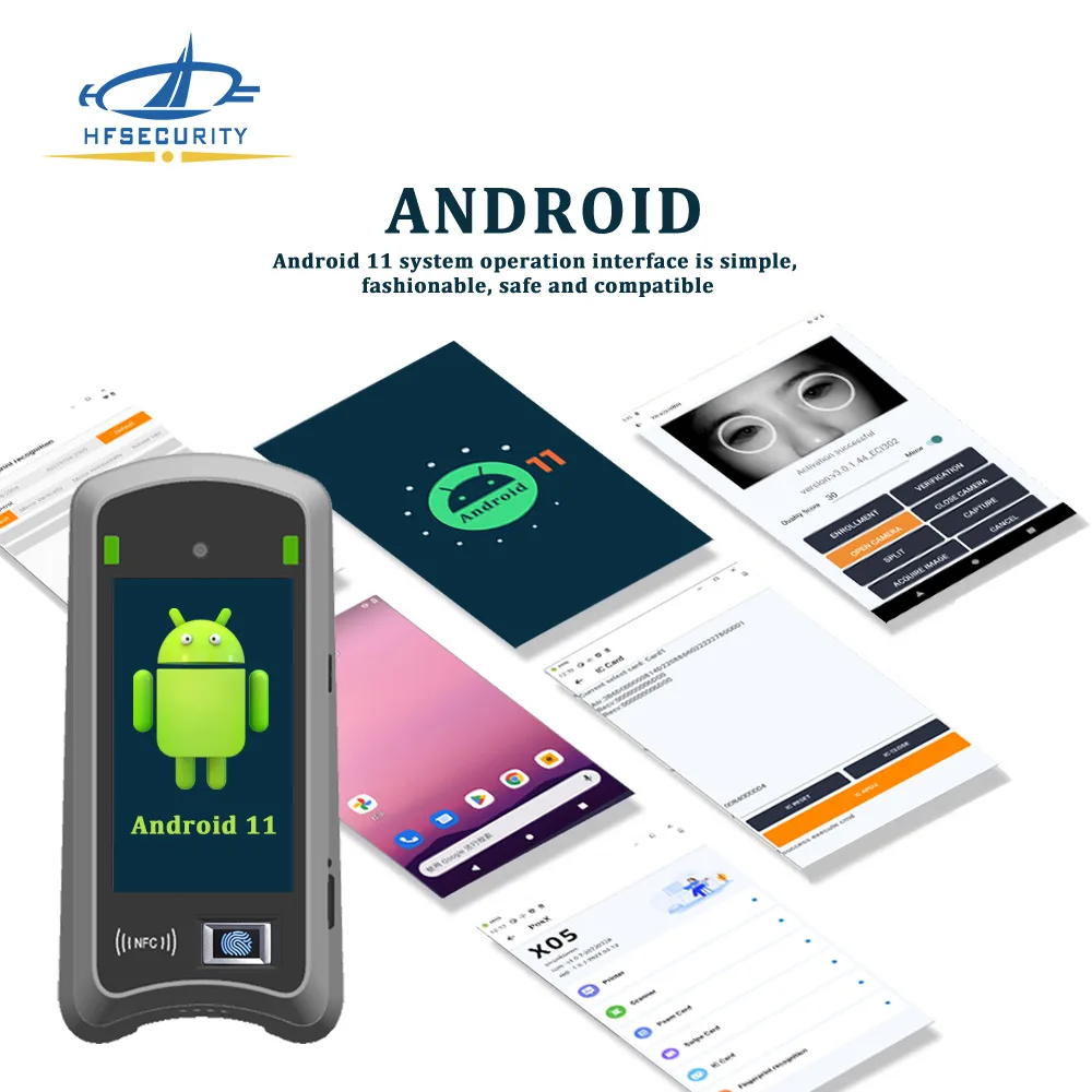 Hfsecurity X05 Rs485 Access Control System And Time Attendnance Face ...