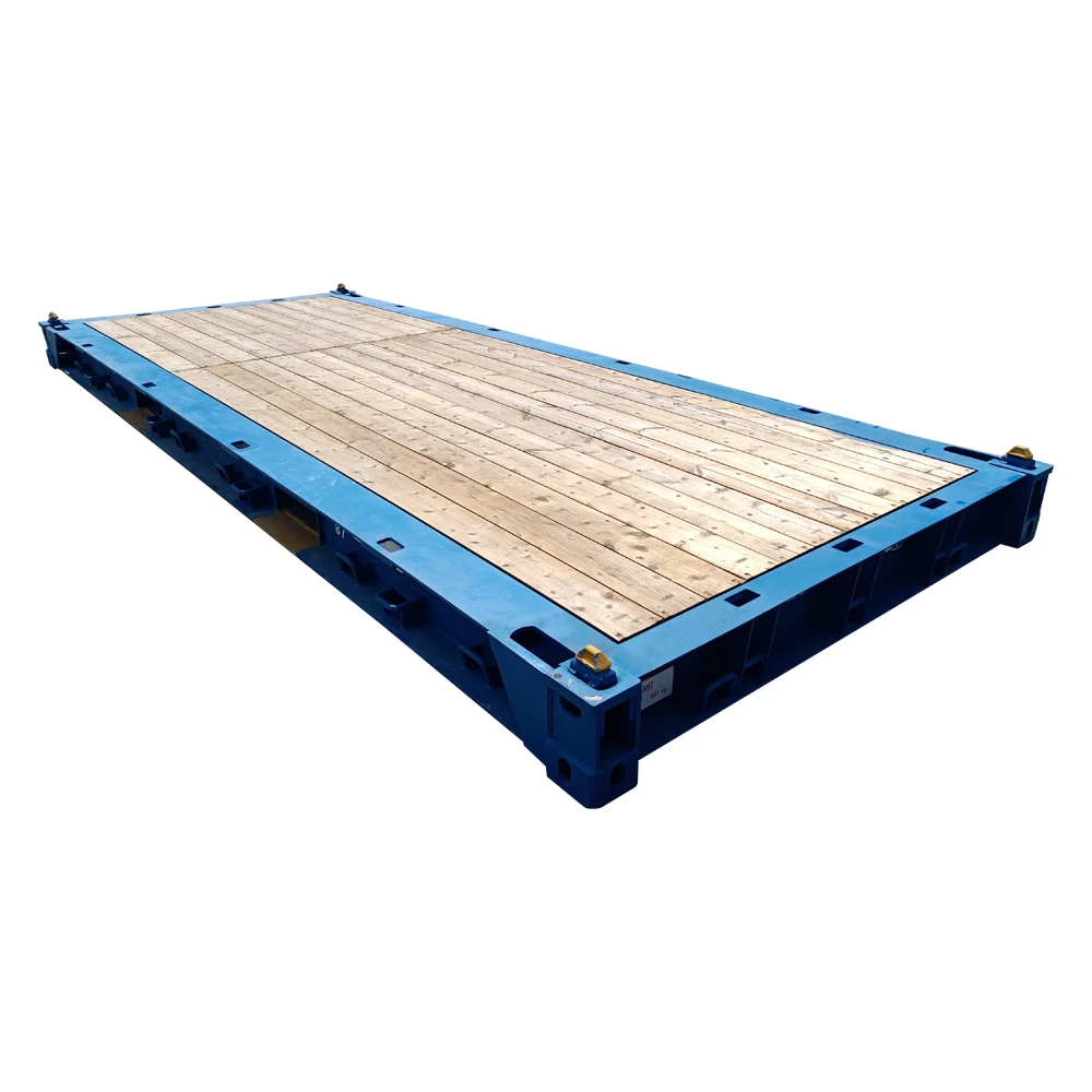 New 20ft Plat Form Shipping Container Transportation Equipment 20ft ...