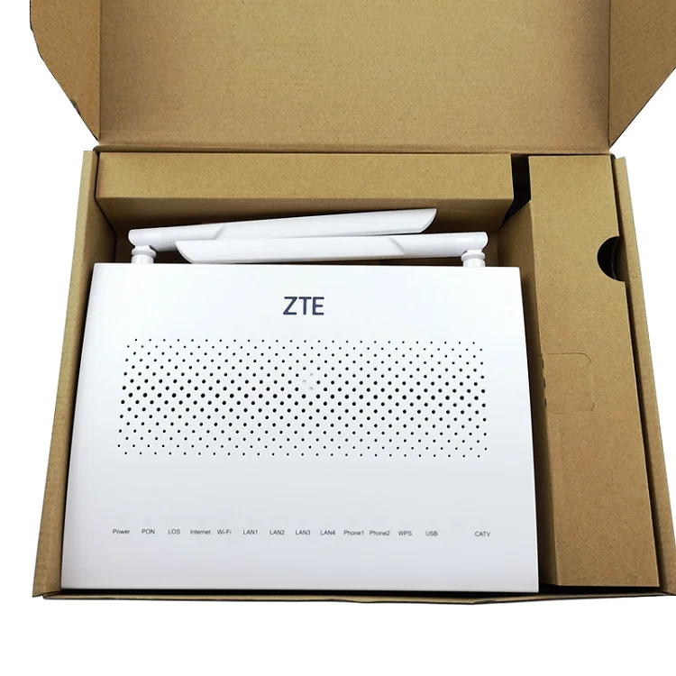 Zte F668 Ftth Hgu Router Ont English Firmware 4ge+2tel+catv+wifi Gpon ...