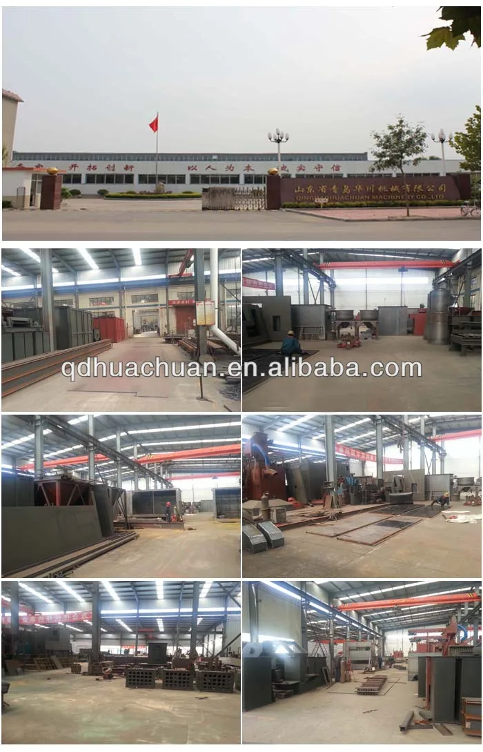 Q33 Auto Feeding and Discharge Rubber Track Shot Blasting Machine ...