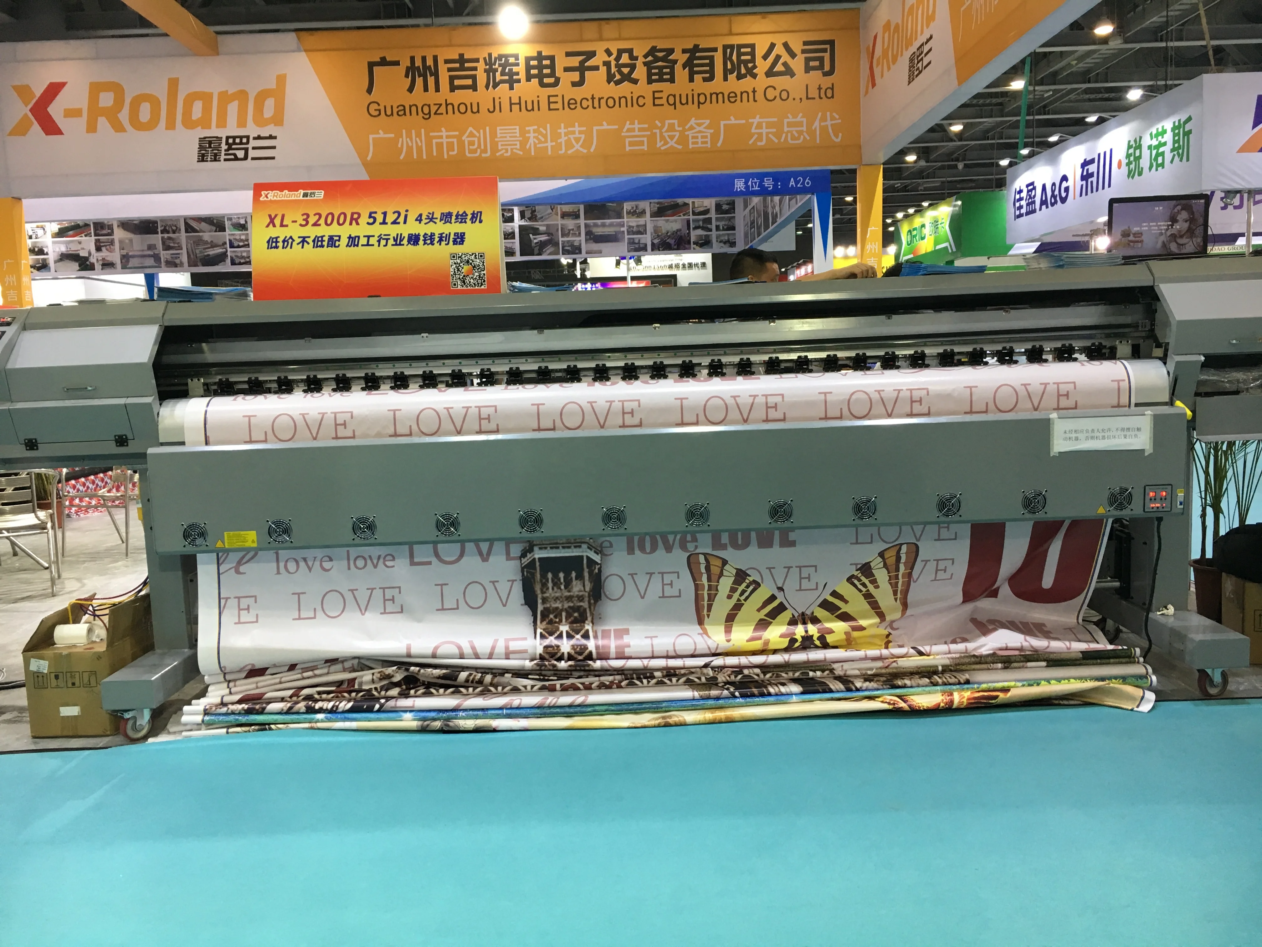 Konica Flex Banner Printing Machine Price with Konica 512i Head