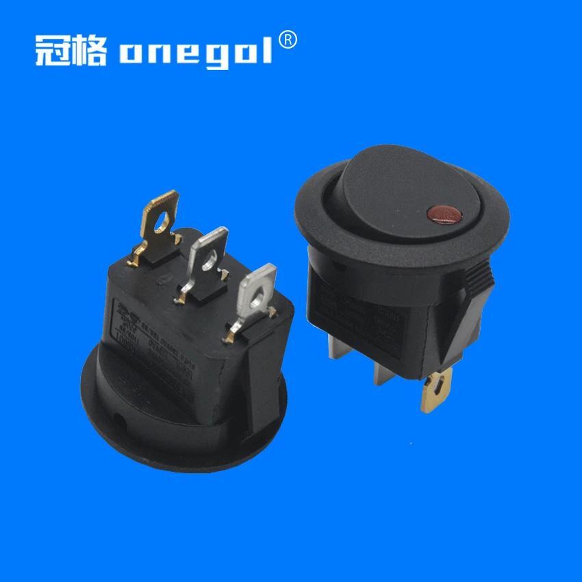 Leci Rs601 Green Light 4pin On Off Round Rocker Switches - Buy Leci ...