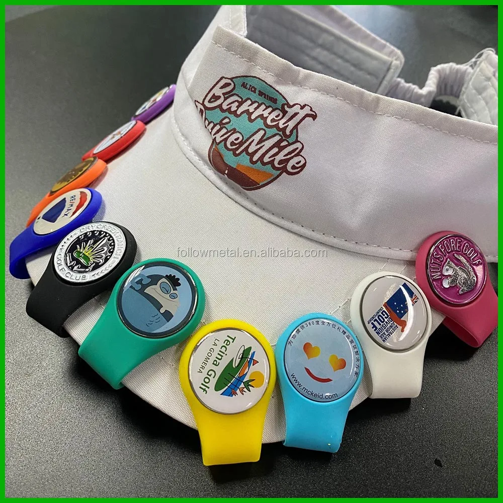 Silicone Golf Hat Clip, Silicone Cap Clip, 10 Colors Are Available ...