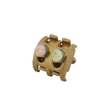 U Bolted Brass Connector - Durable Parallel Groove Clamps