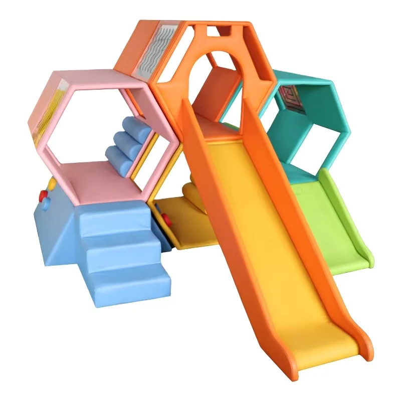 Betta Indoor Soft Honeycomb Slide Indoor Soft Playground Slides Soft ...