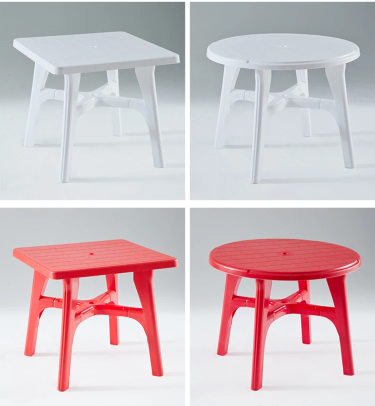 Modern Plastic Table For Or Dining Table Easy To Store Take Up Little ...