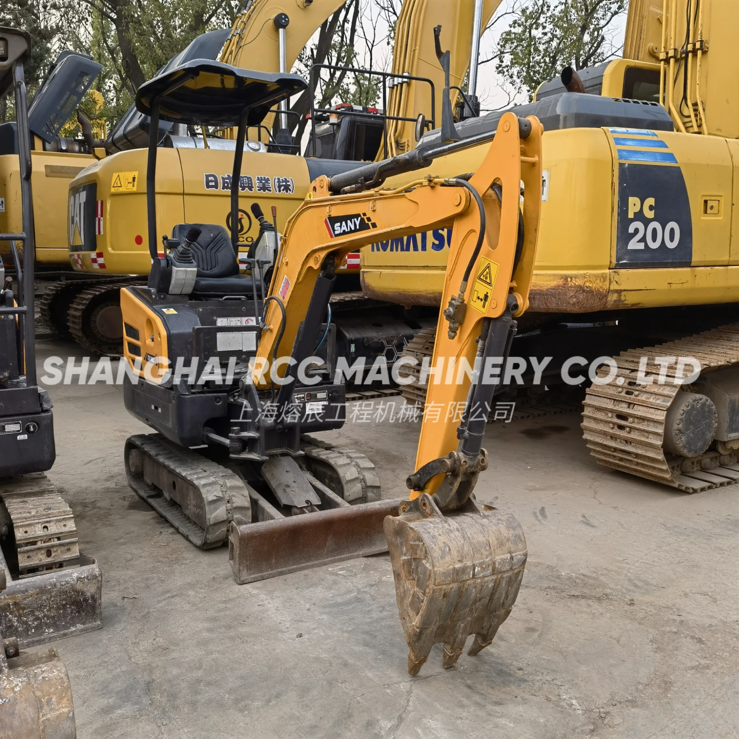 USED ORIGINAL SANY SY16C HYDRAULIC EXCAVATOR 1.6TON VERY MINI EXCAVATOR ...