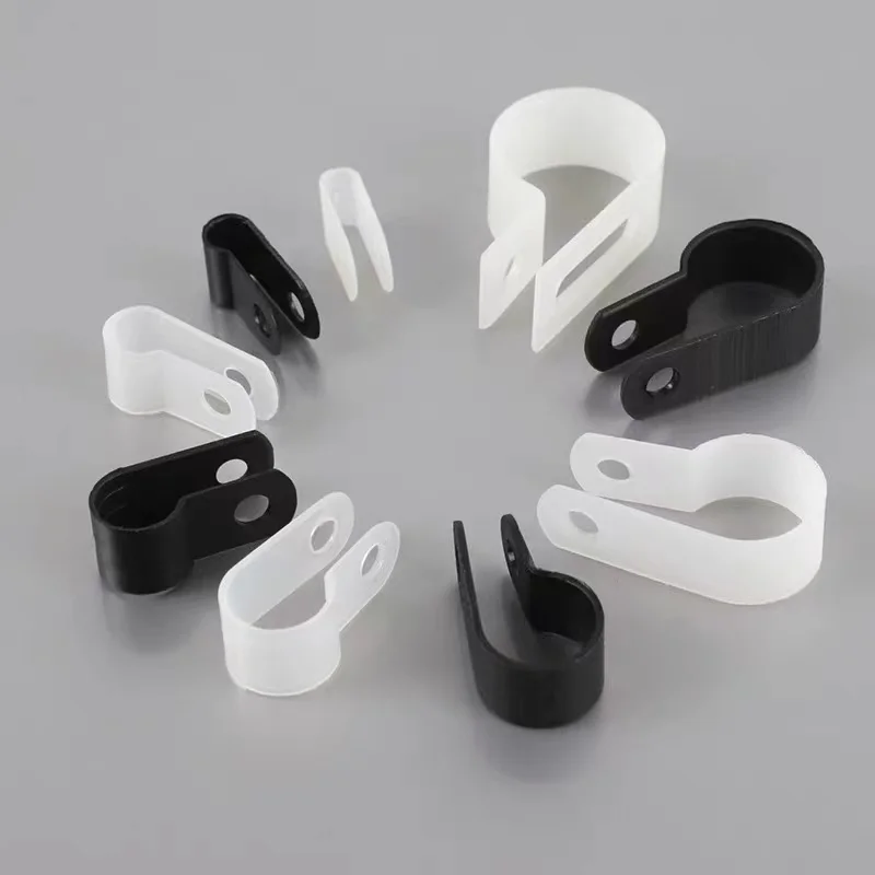 Best Quality Plastic Cable Clips Nylon Cable Clamp Wire Rope Clip With ...