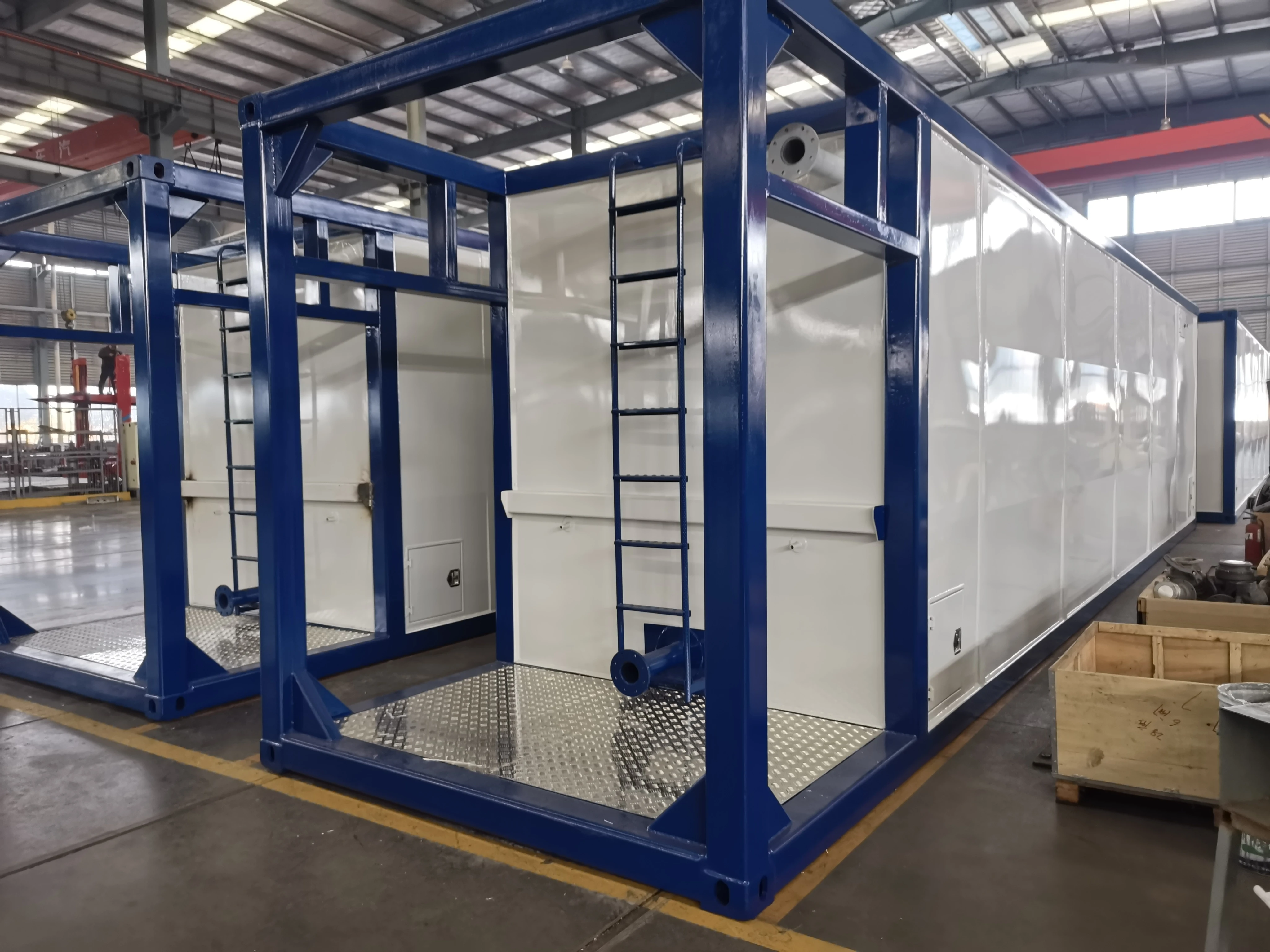 40ft Skin Care Cream Emulsion Tank Container 47500 Liter Portable Tank ...