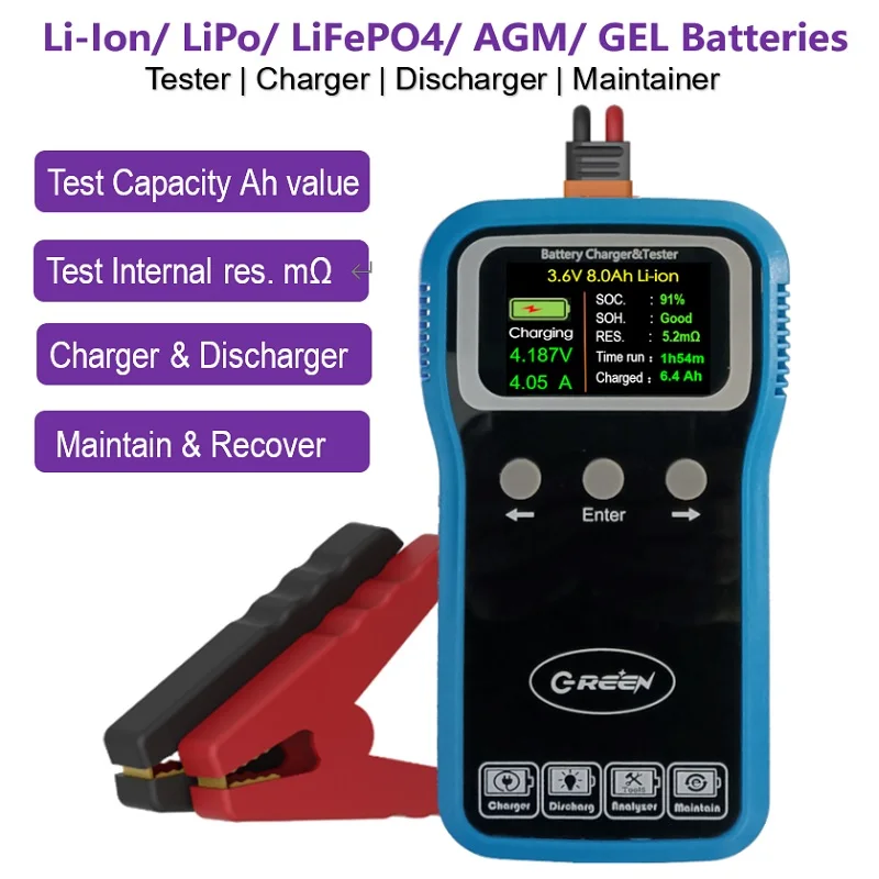 Bm6018 1s-4s 3.6v-14.4v Lithium Battery Capacity Tester Battery ...