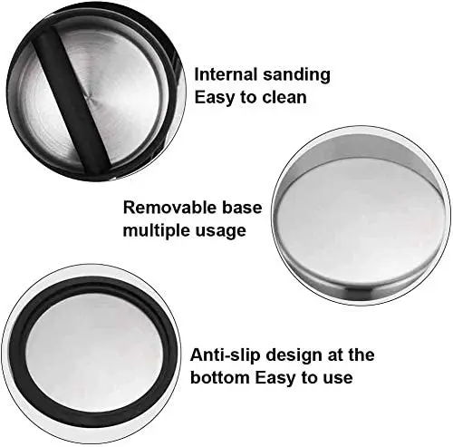 Stainless Steel Coffee Slag Container - Perfect for Gifts