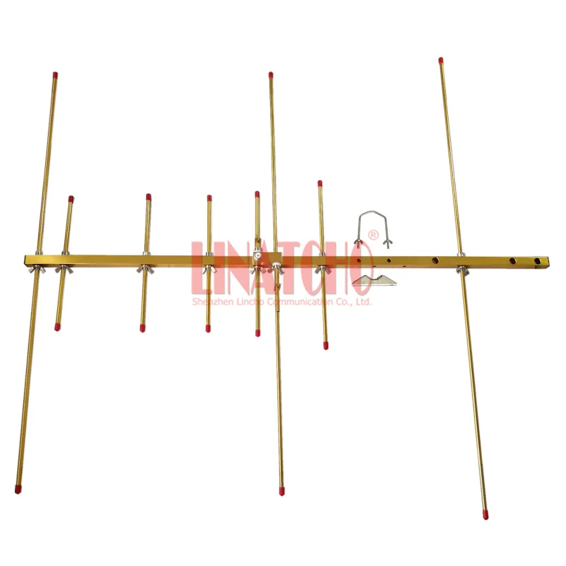 Aluminum Alloy Gold 8 Elements 144mhz 430mhz Uhf Vhf Dual Band Yagi Beam Antenna - Buy Yagi Beam ...