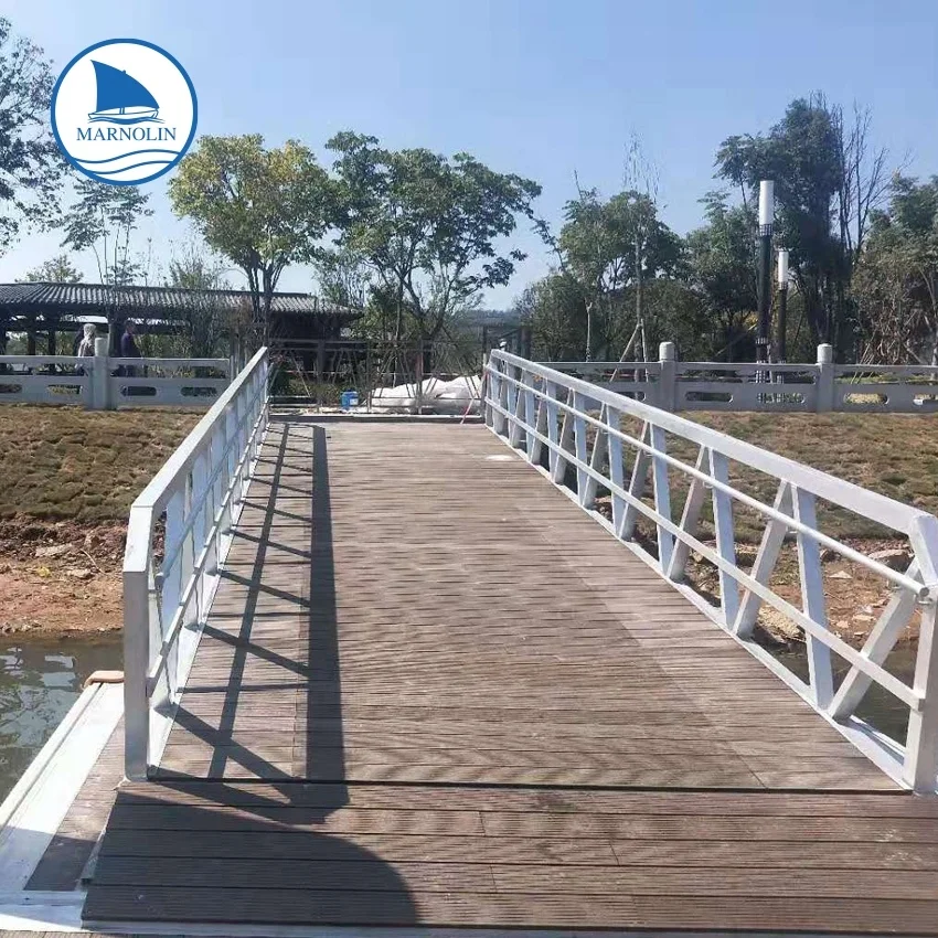 6061 T6 Aluminium Ponton Flottant avec PE ponton (quai) Flotte pour ...