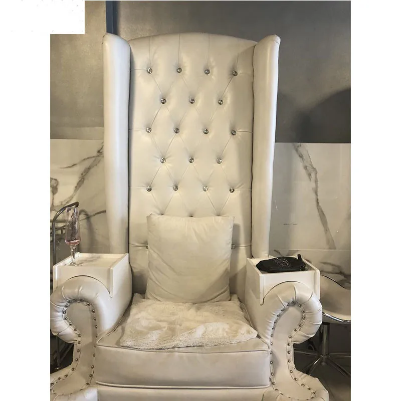 Luxury Foot Spa Pedicure Throne Chair High Back Tall Throne King ...