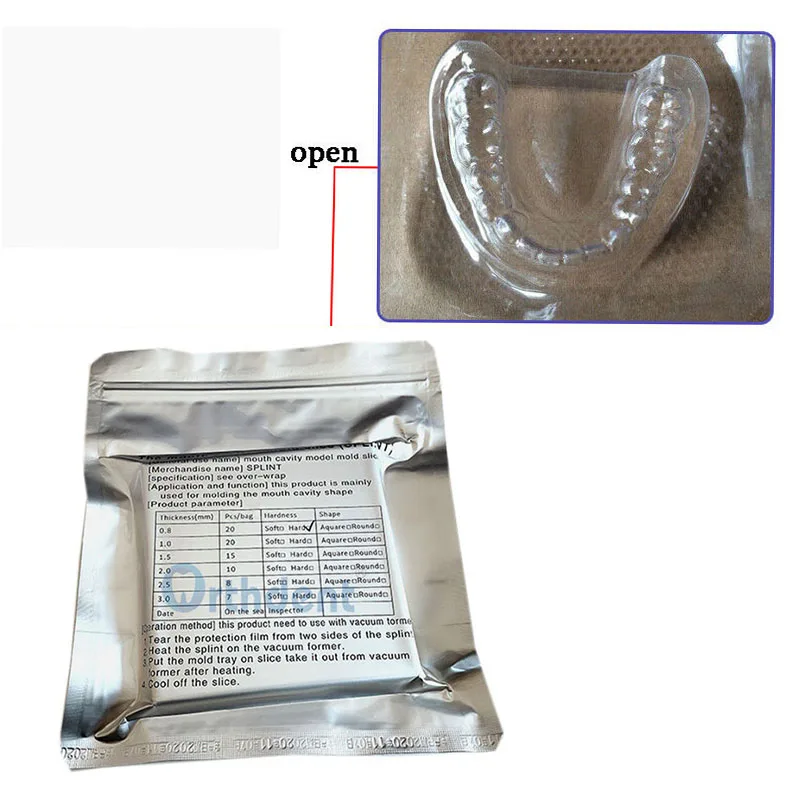 Dental Lab Orthodontic Splint Retainer Slice Sheet Vacuum Forming ...