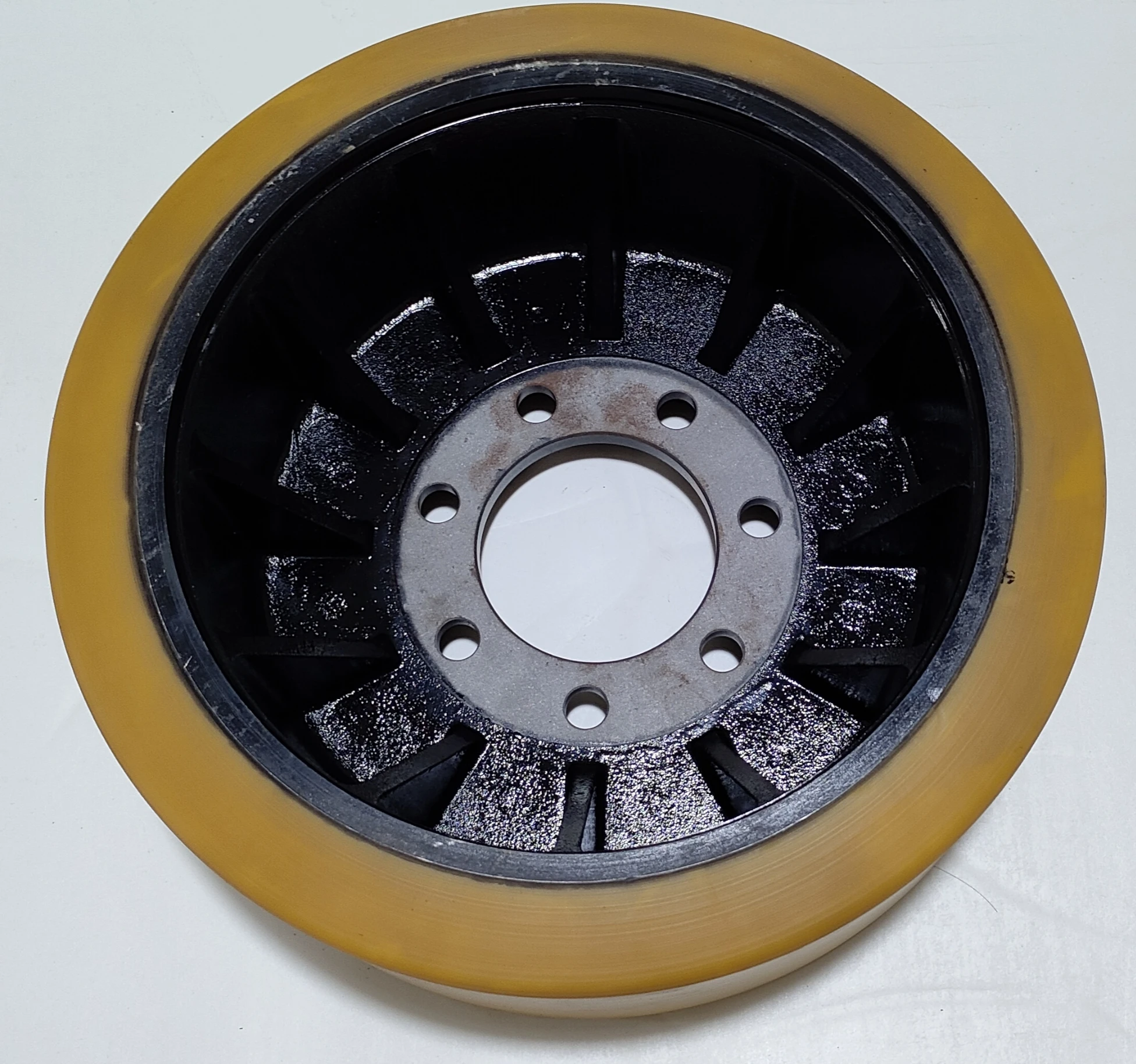 Forklift Polyurethane Drive Wheel 343*135 0029903814 for Linde R14/R16 ...