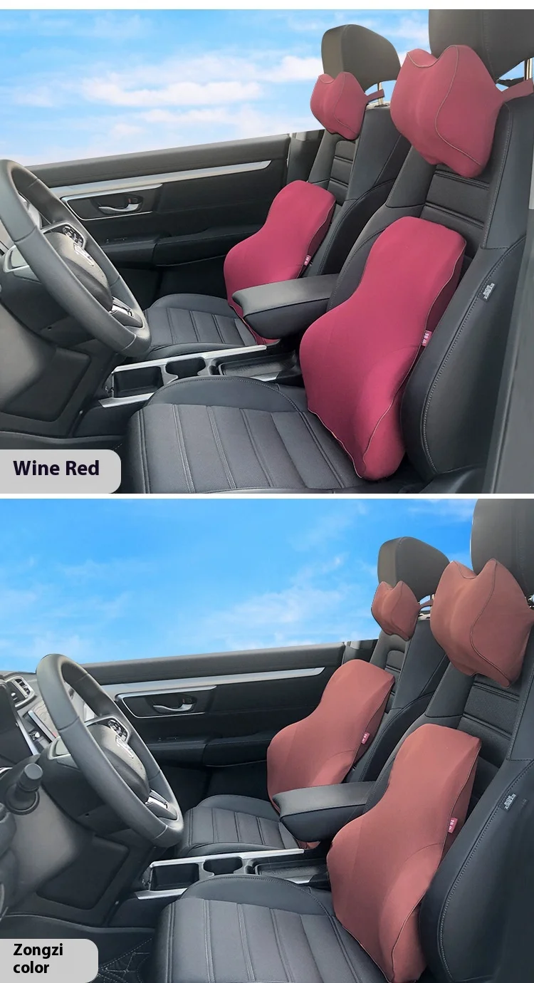Custom Wholesale Car Lumbar Headrest Neck Pillow Slow Rebound Space ...