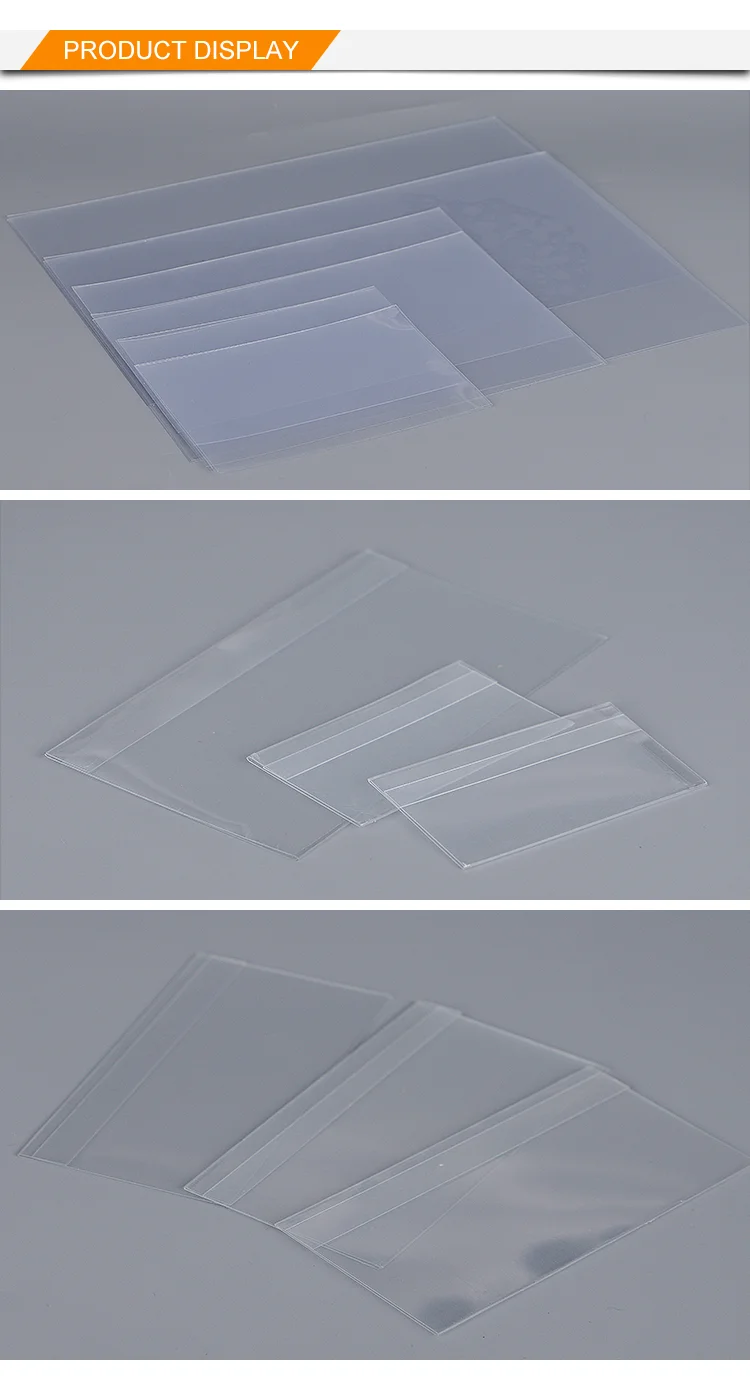 Hot Sale Plastic Price Tags Holder Pvc Pocket Card Pocket For Price Tag ...