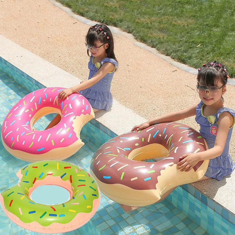 Inflatable Swim Buoy Donut Floating Swimming Ring Floats for Children ...