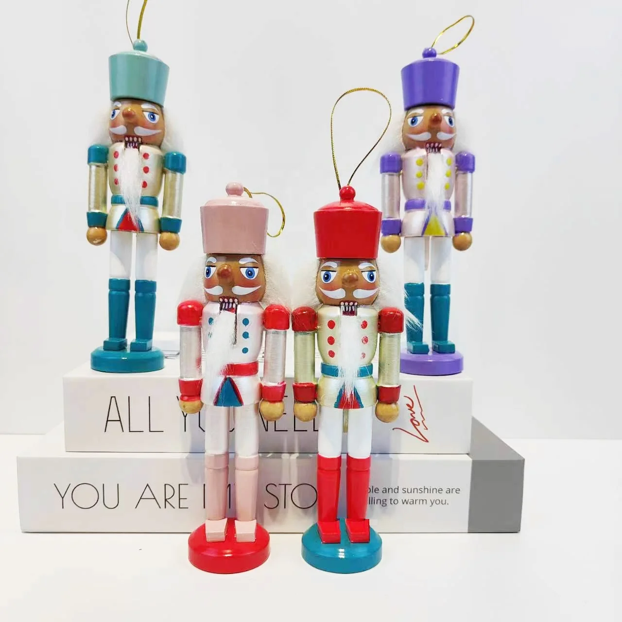 20cm Wood Animal Nutcracker Christmas Nutcracker Soldier - Buy Animal ...