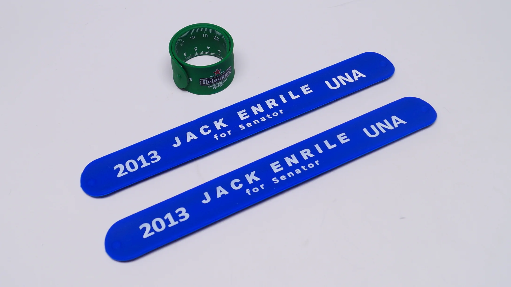 Customized Logo Pvc Slap Bracelet Snap Wristband Ruler Clap Bracelet ...