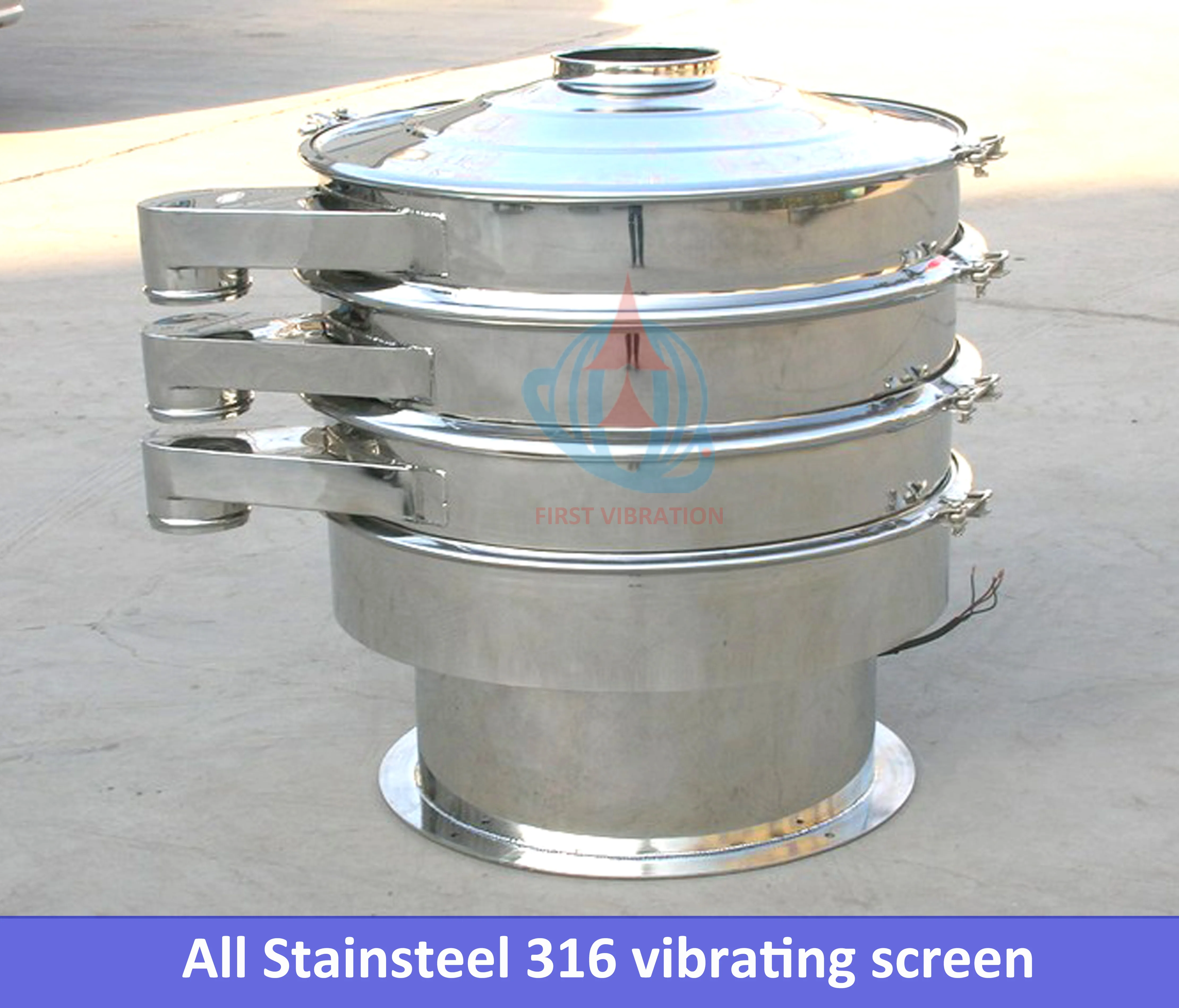 Rotary Circle Vibrating Screen Automatic Sieve/fine Powder Circular ...