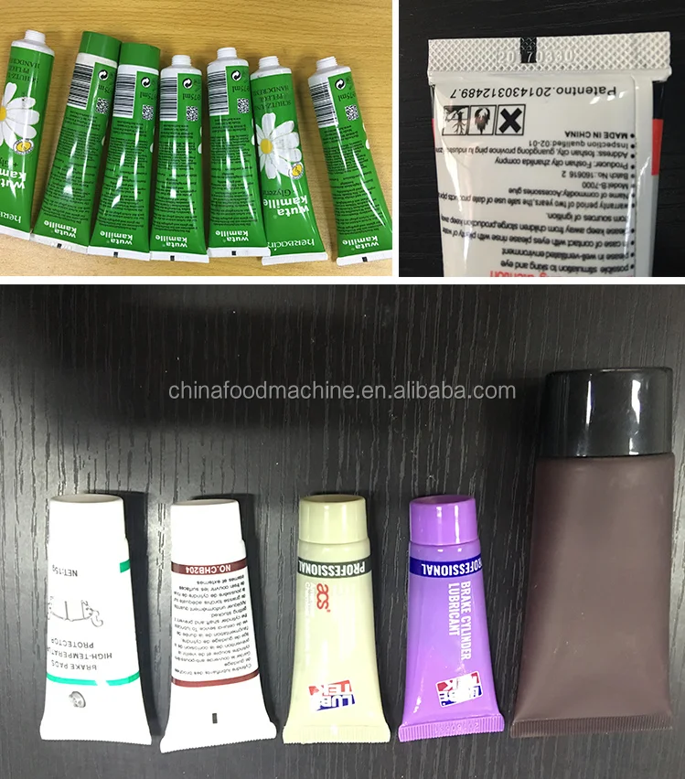 Collapsible Folding Aluminum Tube Filling Sealing Crimping Machine ...