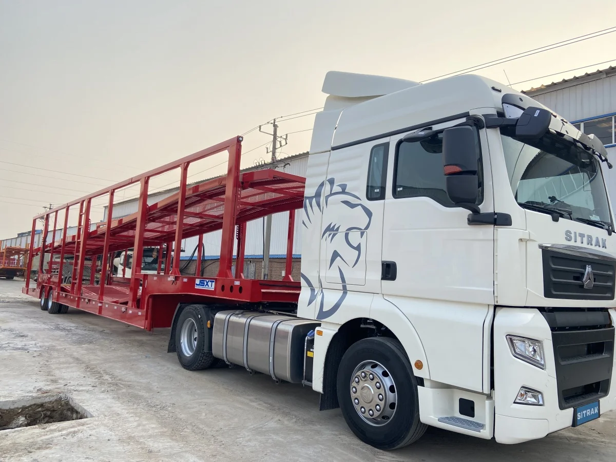 8 Cars Carrying Vehicle Car Transporter Trailer Car Carrier Semi ...