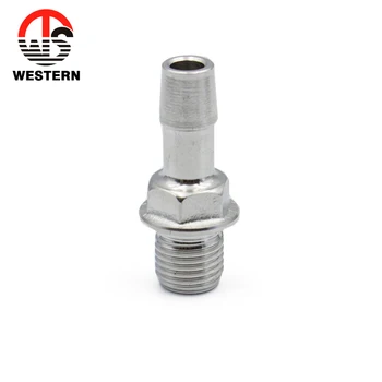 Oem Custom Pipe Thread Fitting 1/4-18 Npsm X 3/8 Barb Forge Hydraulic ...