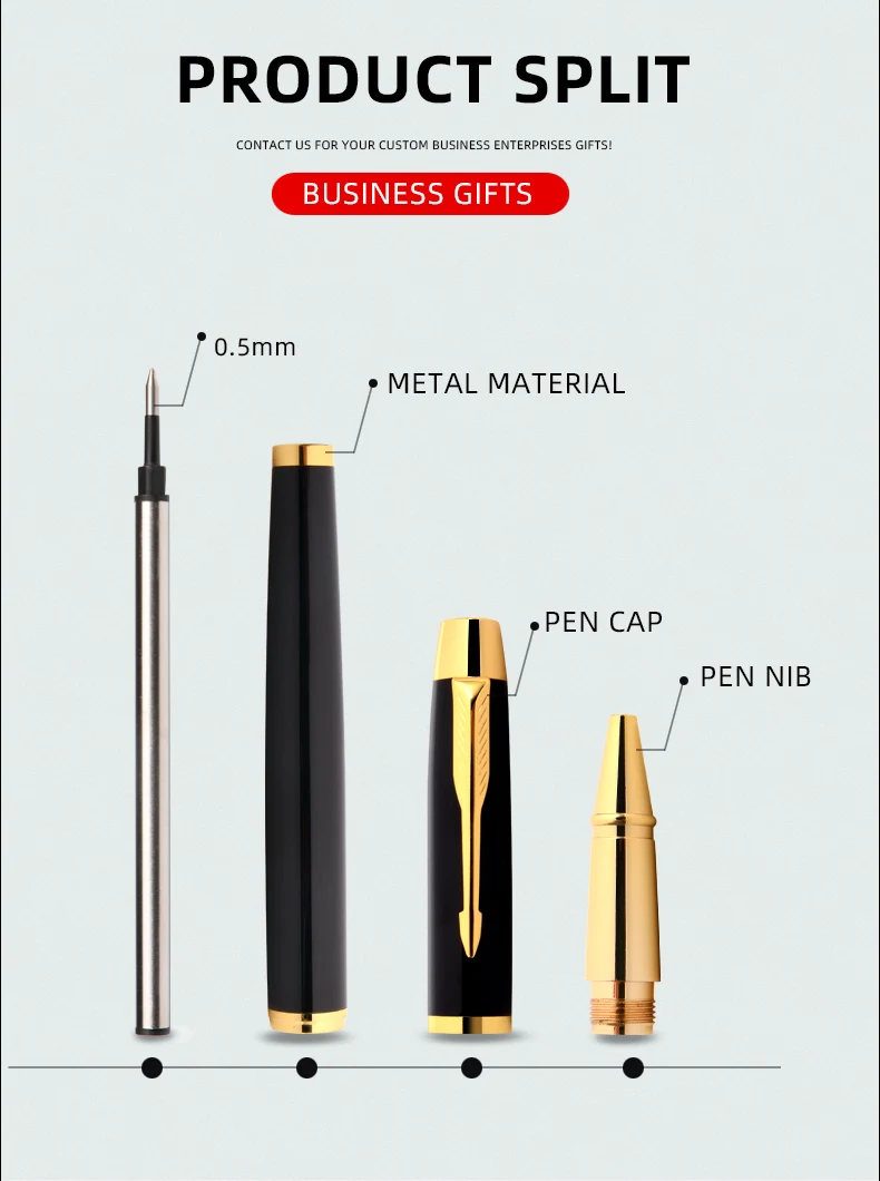China Metal Roller Pen - Luxury Gradient Color Business Gift