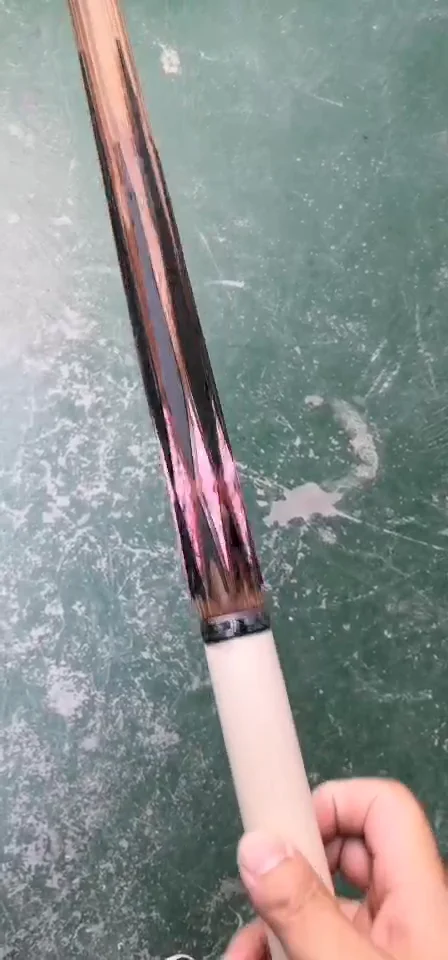 Newest 1/2 Radial Joint Inlay Carom Cue Billiard Pool Cue With 12pcs ...