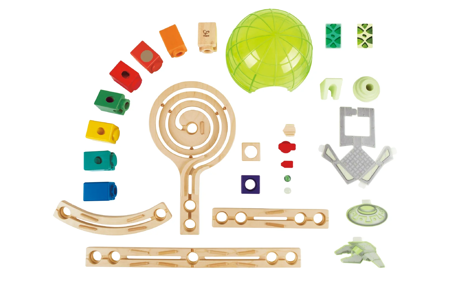 Hot Sale Wooden Toy Quadrilla Deep Space Marble Run,Marble Run ...