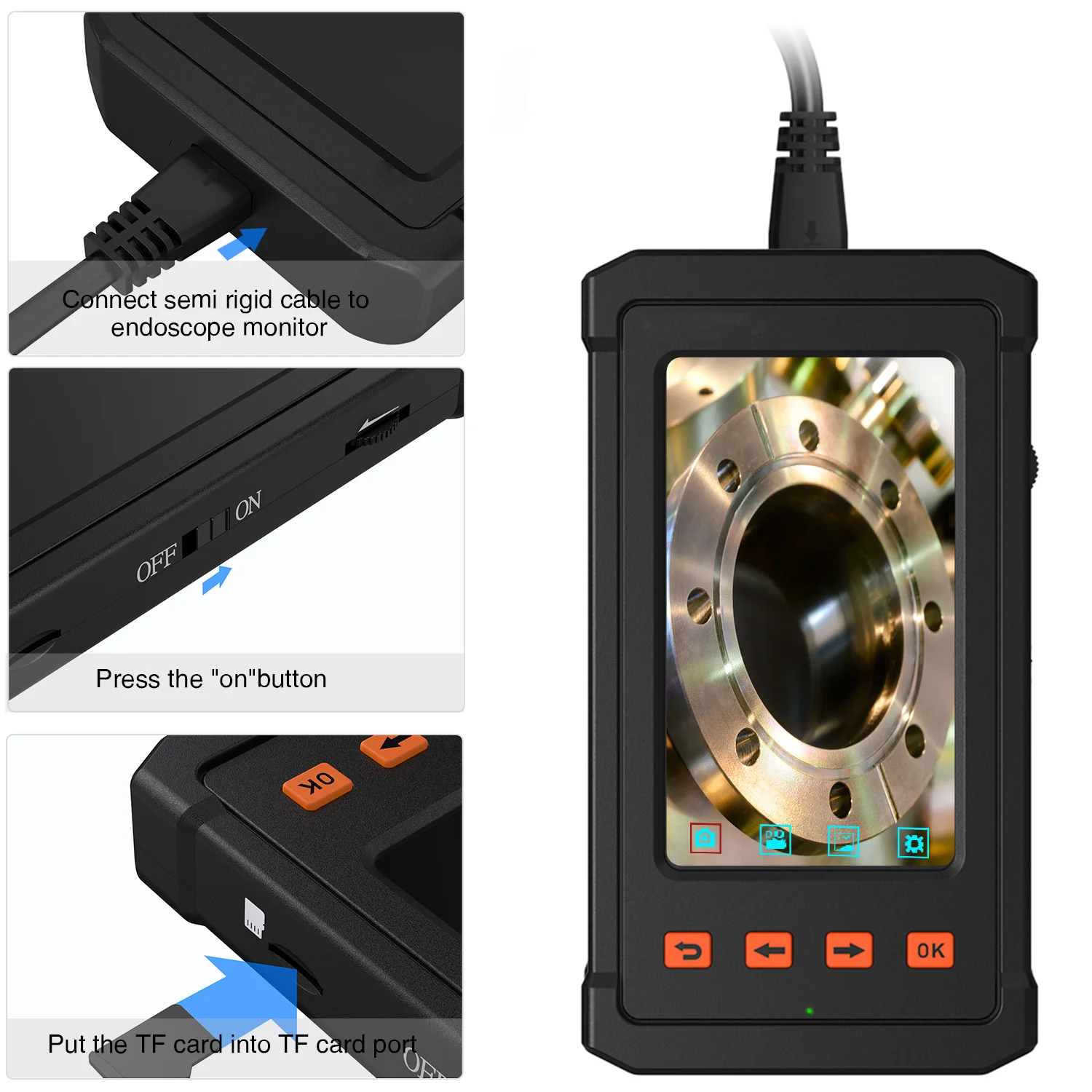 Wide Focus Range Device High Quality 4.3-inch Screen 1080p Video ...