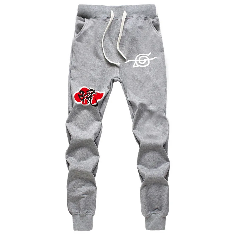 Men Naruto Akatsuki Trousers Boys Cosplay Uchiha Itachi Casual Pants ...