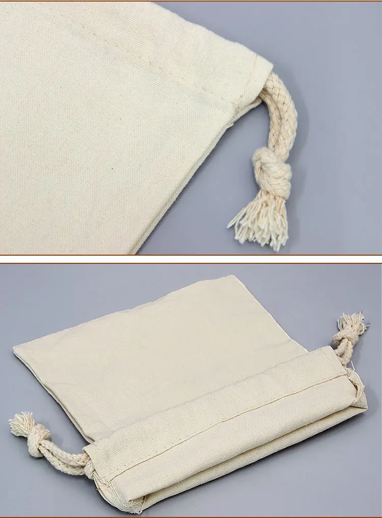 string cotton muslin pouch bags jewelry gift drawstring cotton - 动态图库网