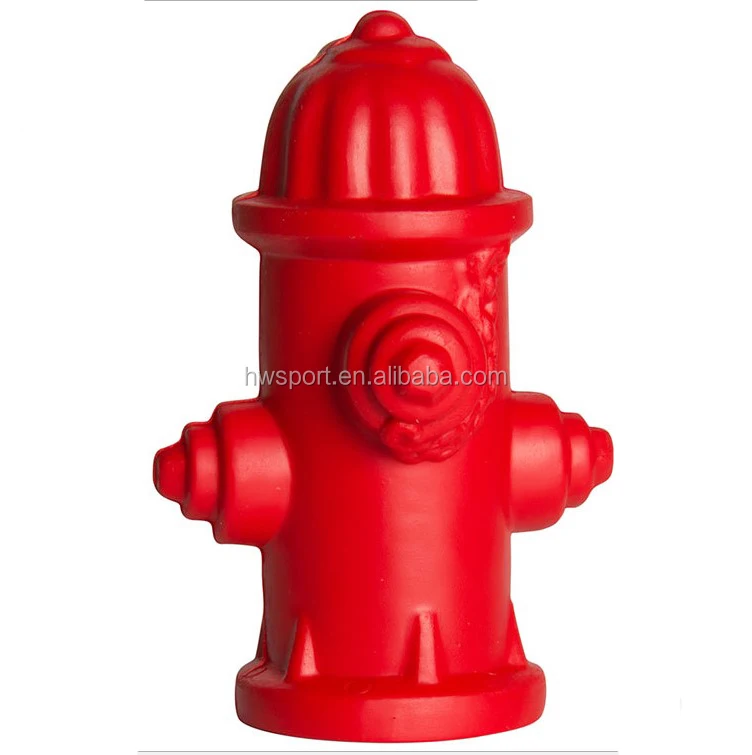 PU Foam Anti Stress Balls - Customized Fire Hydrant Shape