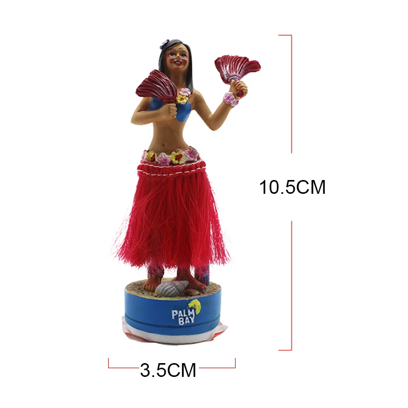 Dancing Toy Figure Doll Shaking Head Dashboard Hawaiian Hula Girl ...