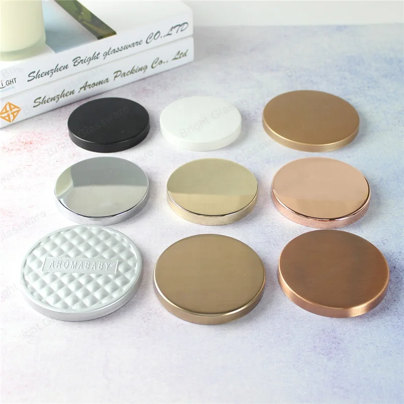 Wholesale Custom Metal Candle Lid Covers for Glass Jars