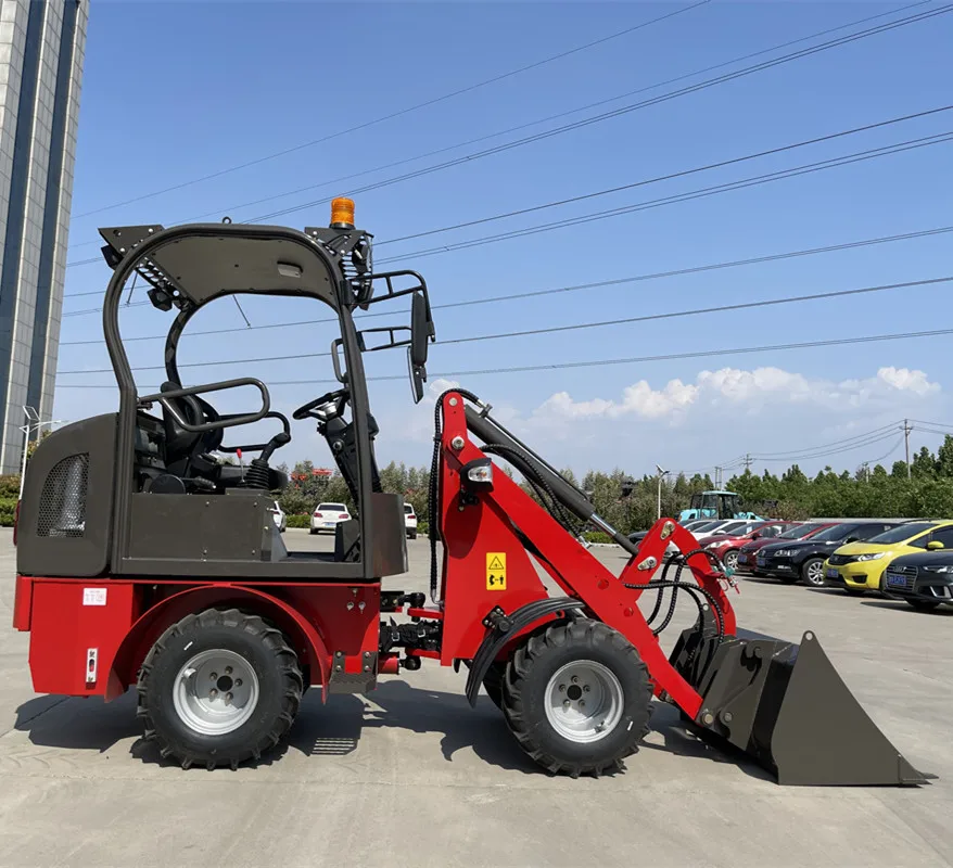 Th06d Cheap Wheel Loader Micro Wheel Loader Small Front Electric Loader ...
