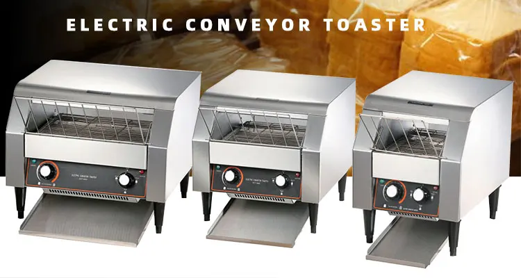Fast Speed Restaurant Hotel Bakery Equipment Conveyor Toaster