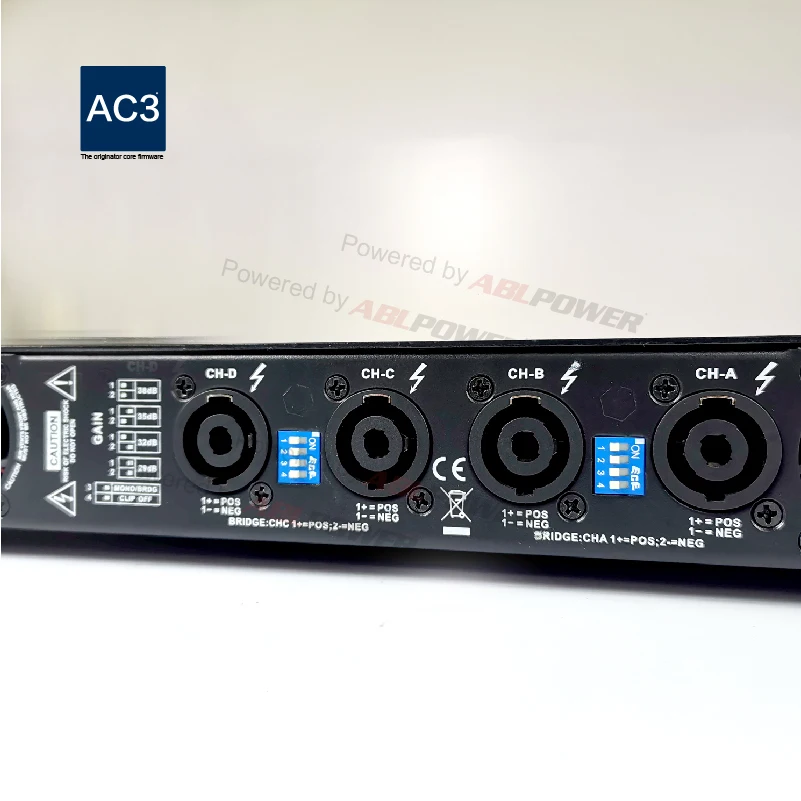 Professional 1500W*4 Power Amp - High-Fi Sound Amplifier