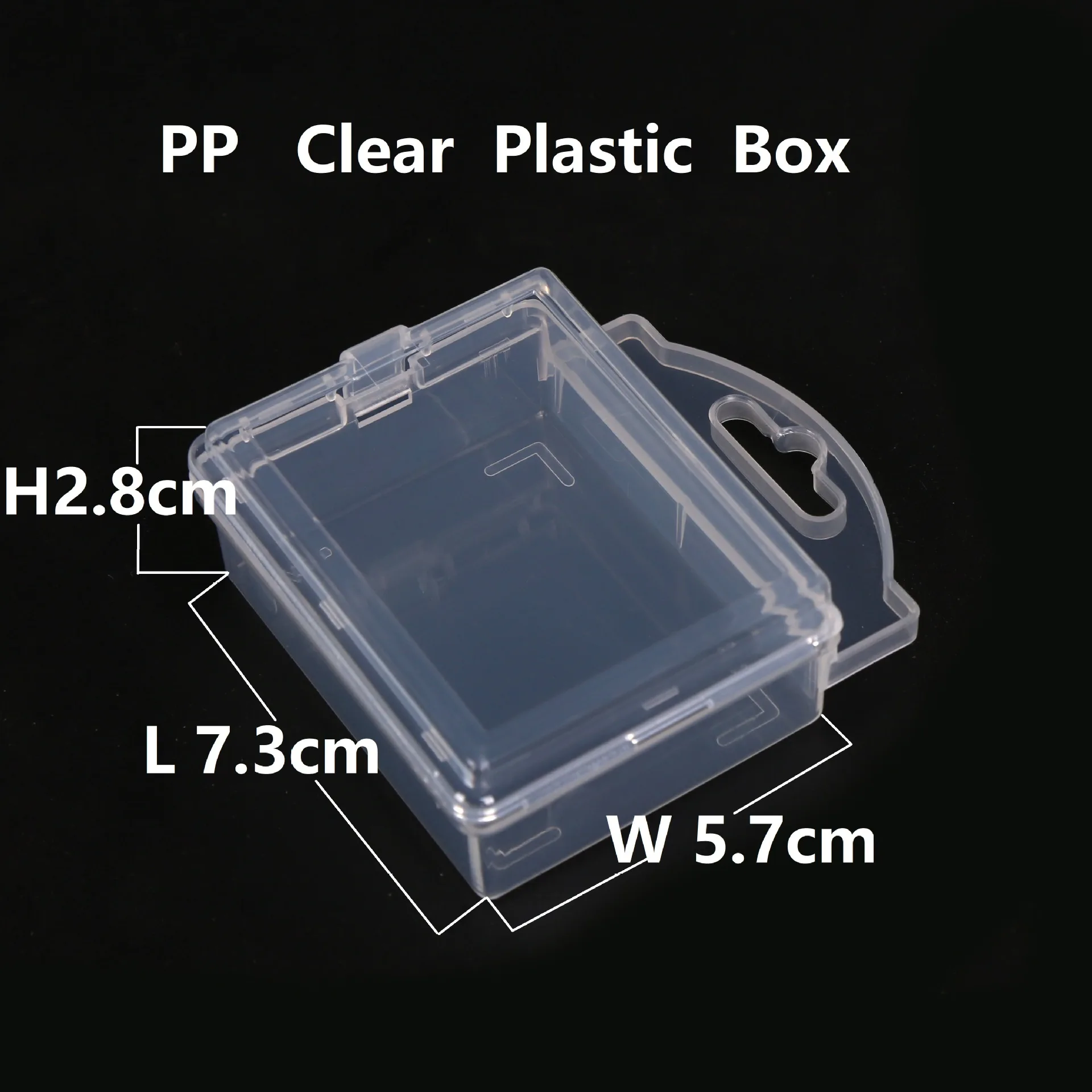 Rectangular Transparent Recyclable PP Plastic Storage Box Household ...
