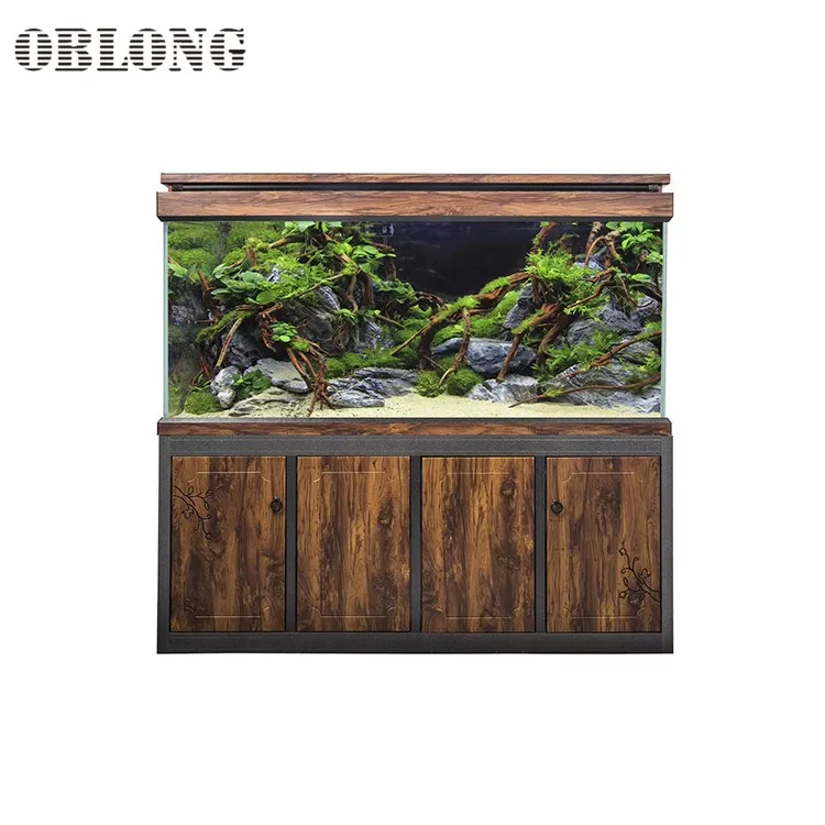 OBLONG unique ultra-white glass fish aquarium MEA-1580H, View unique ...